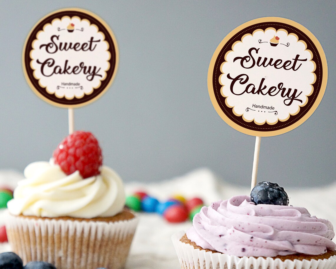 Sweet Cookie Logo Design Bakery Logo Cupcake Logo Cookie - Etsy
