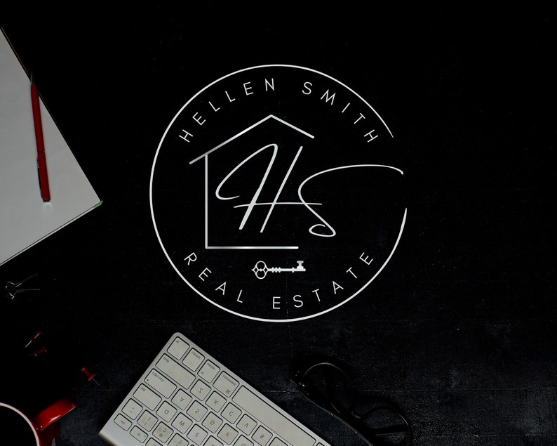 Premade Real Estate Logo SILVER Realtor Logo Submark and - Etsy