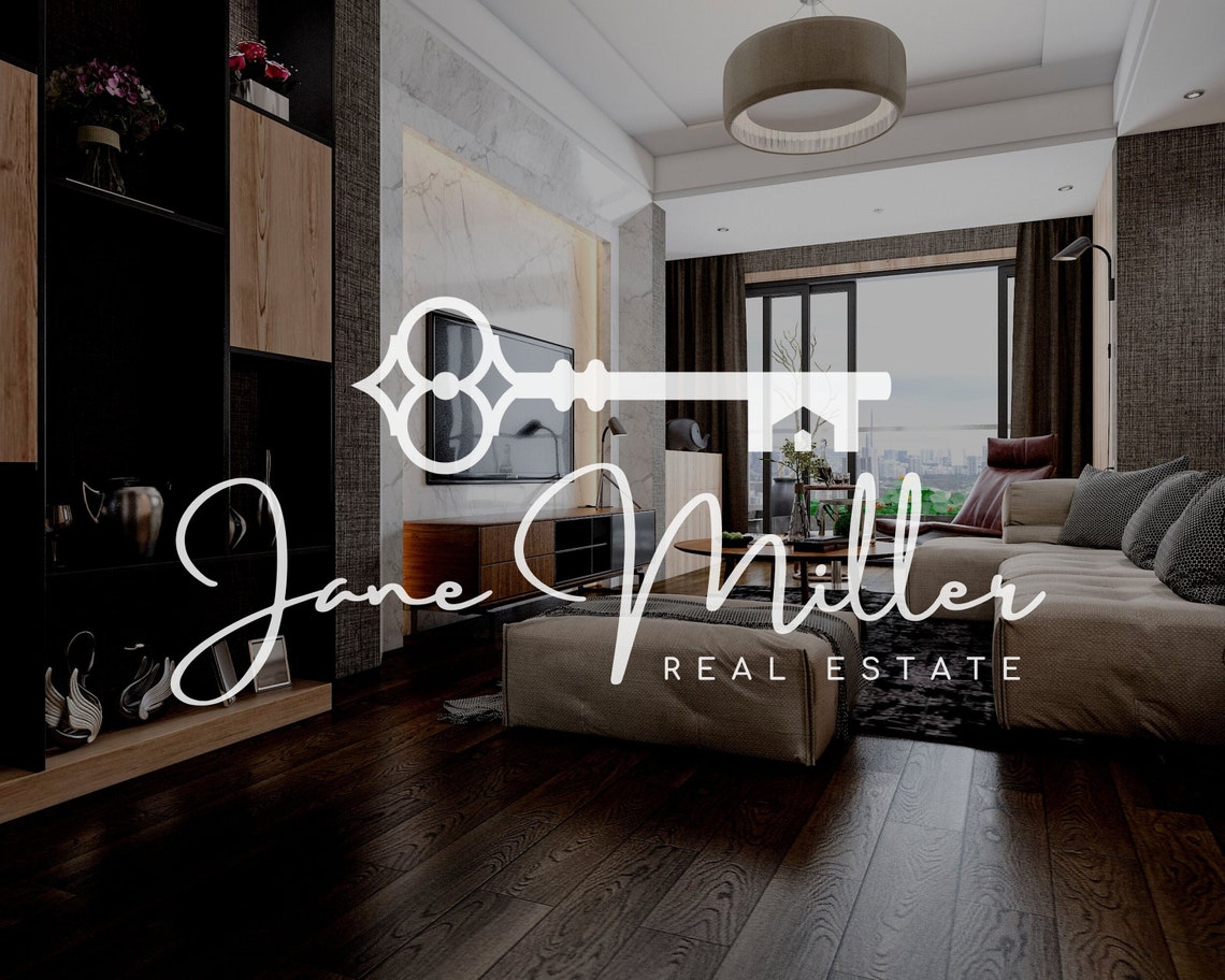 Signature REAL ESTATE LOGO Design Branding for Real Estate | Etsy