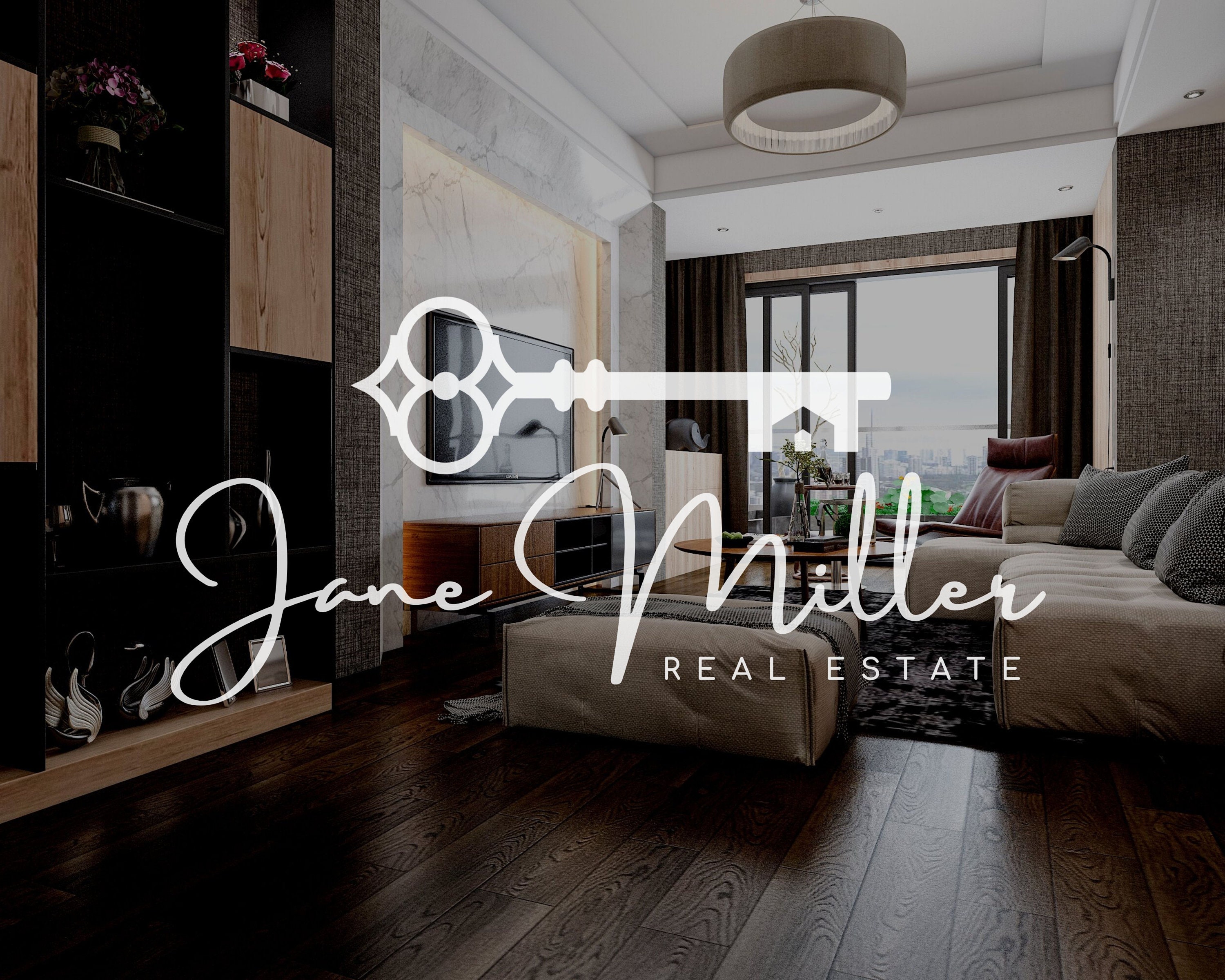 Signature REAL ESTATE LOGO Design Branding for Real Estate | Etsy