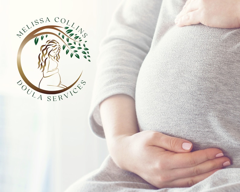 Premade Logo Design, Midwife Logo, Hebamme, Midwifery, Pregnancy Logo ...