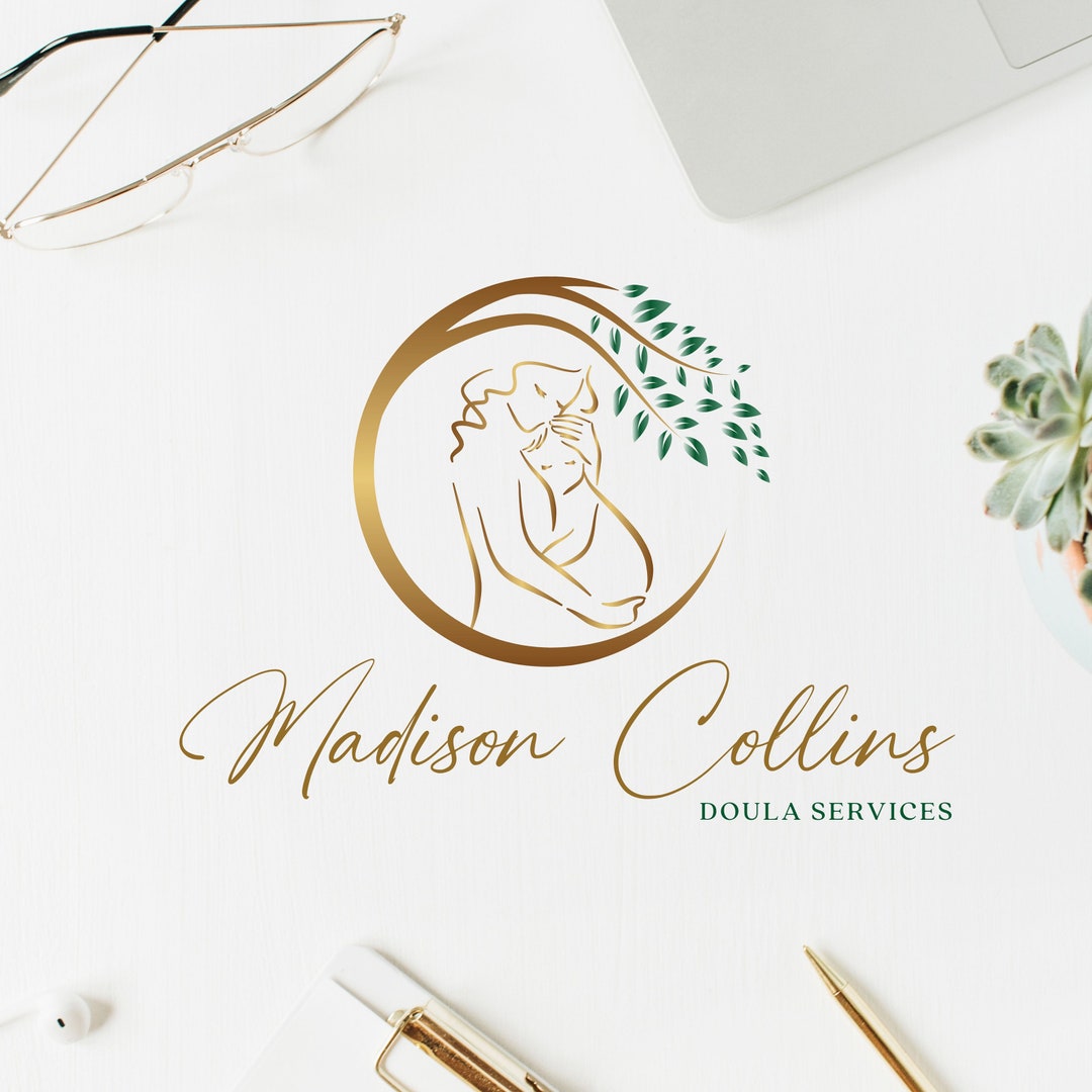 Premade Doula Logo Design, Midwife Logo, Hebamme, Pregnancy Logo ...
