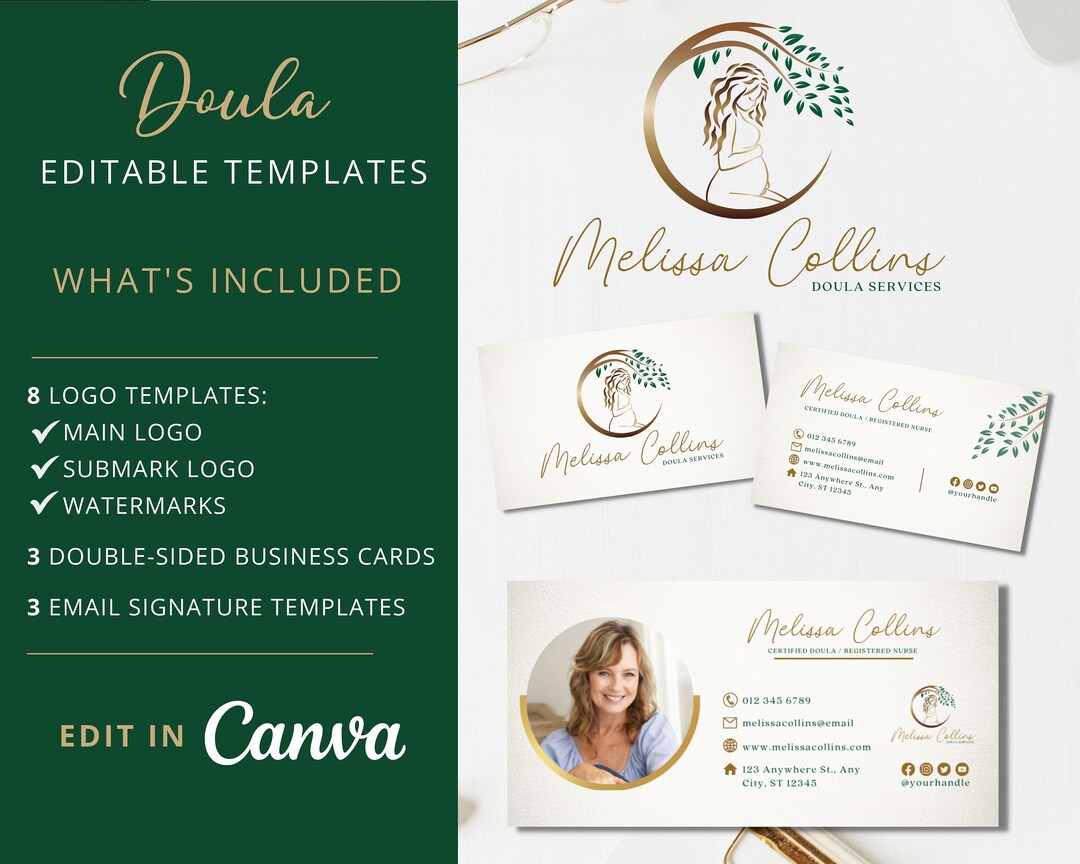 DIY DOULA Logo Design and Branding Kit. Doula Marketing Materials: Logo ...