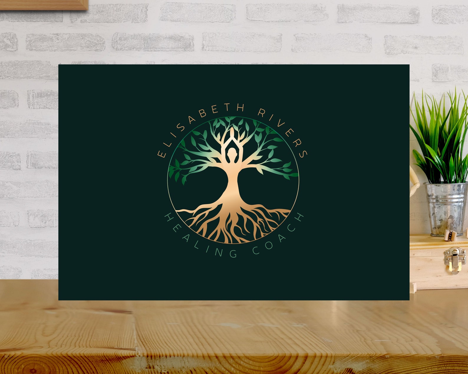 Tree of Life Logo, Yoga Logo. Wellness Logo, Life Coaching Logo ...
