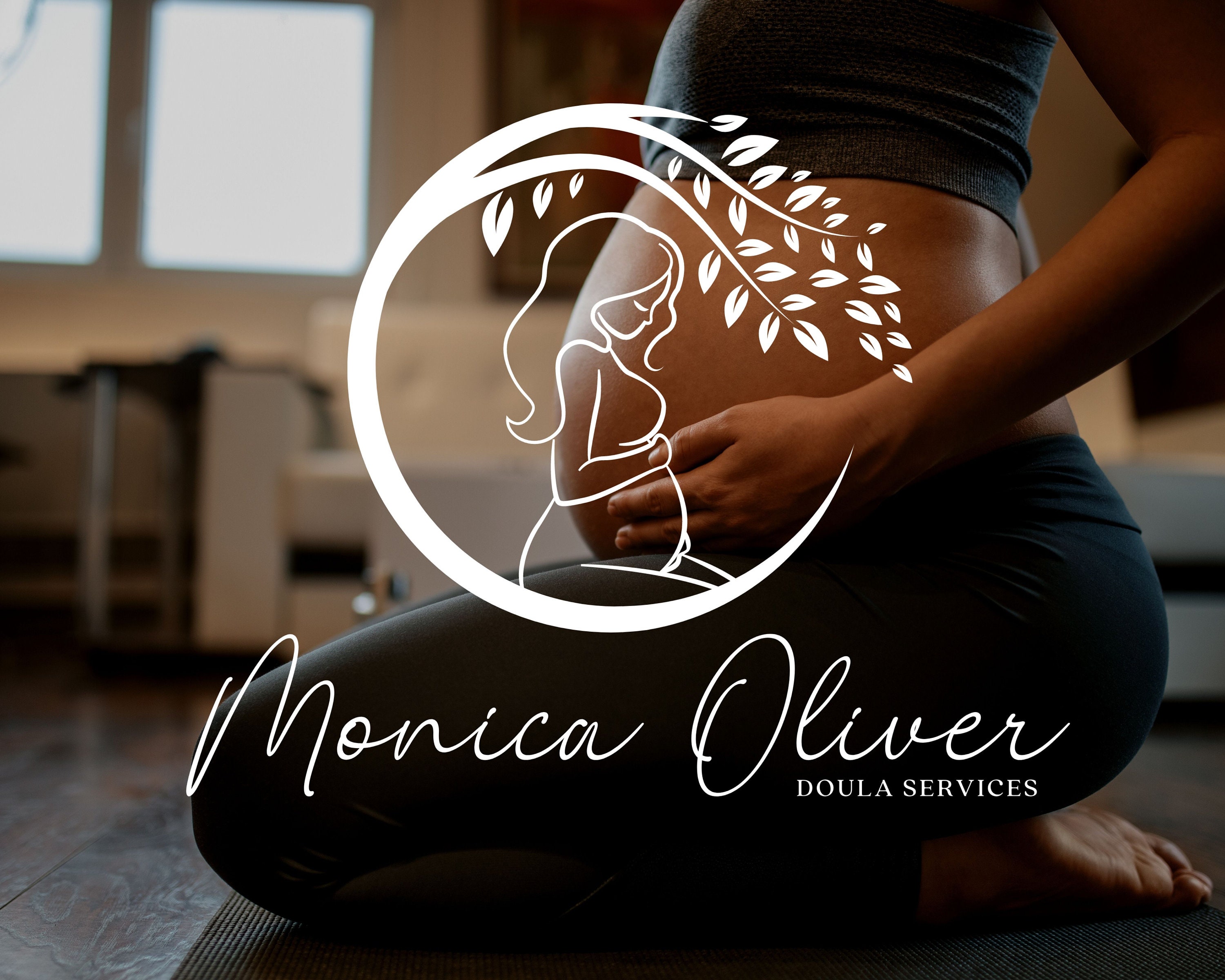 Premade Logo Design Doula Logo Birth-doula Logo Gold and - Etsy