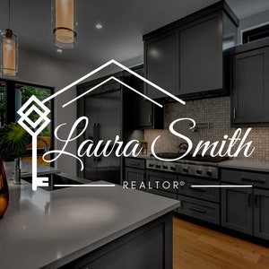 PREMADE HOUSE LOGO for Real Estate Agents, Realtor Logo, Submark and ...