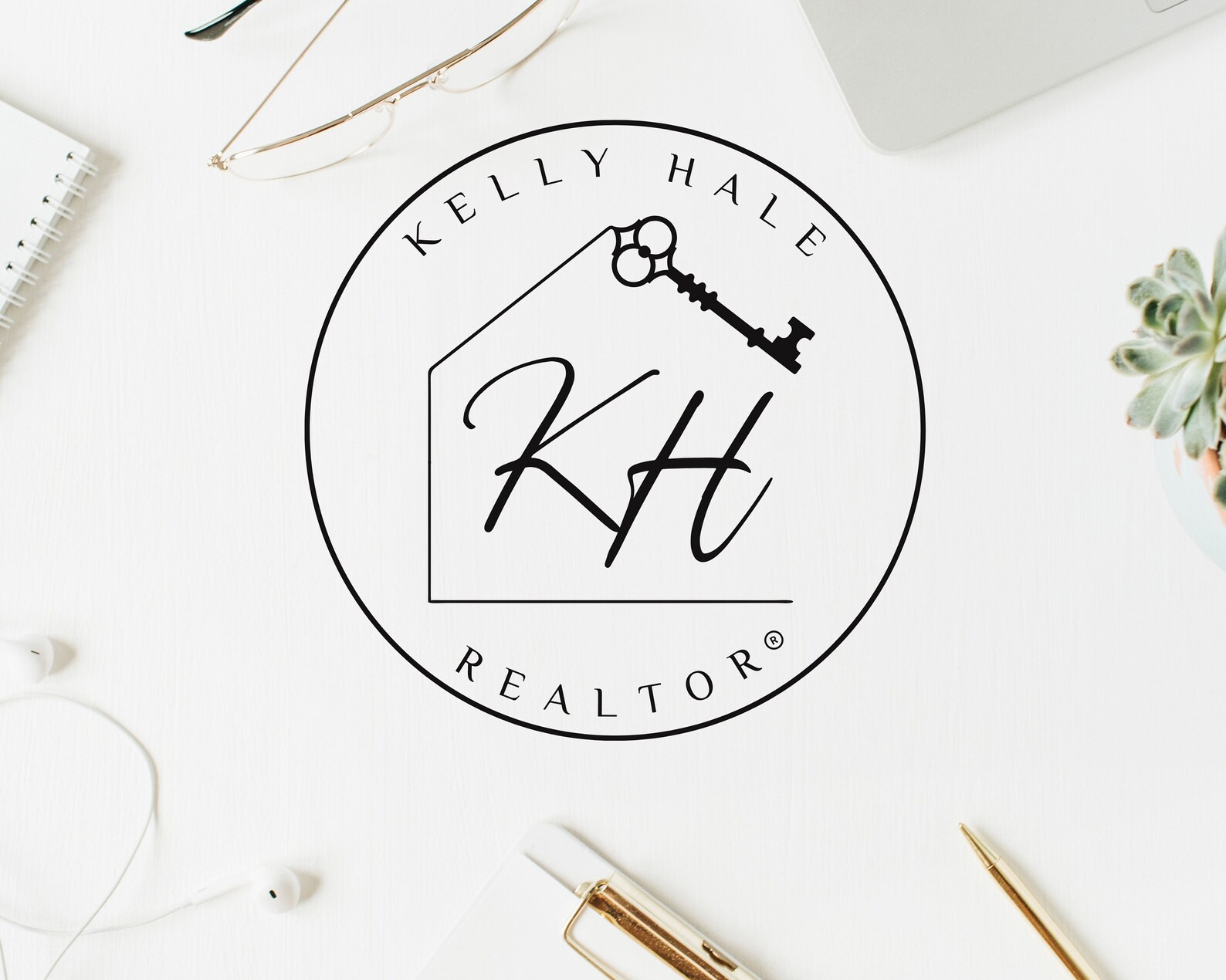 REALTOR® Silver Logo Design Premade Logos for Real Estate. - Etsy