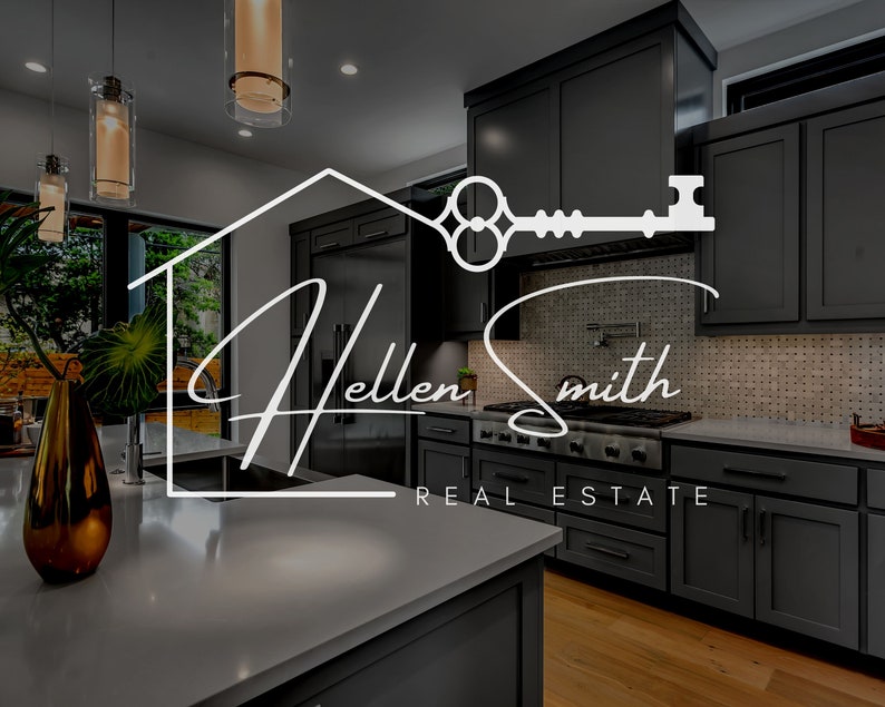 Premade Real Estate Logo SILVER Realtor Logo Submark and - Etsy