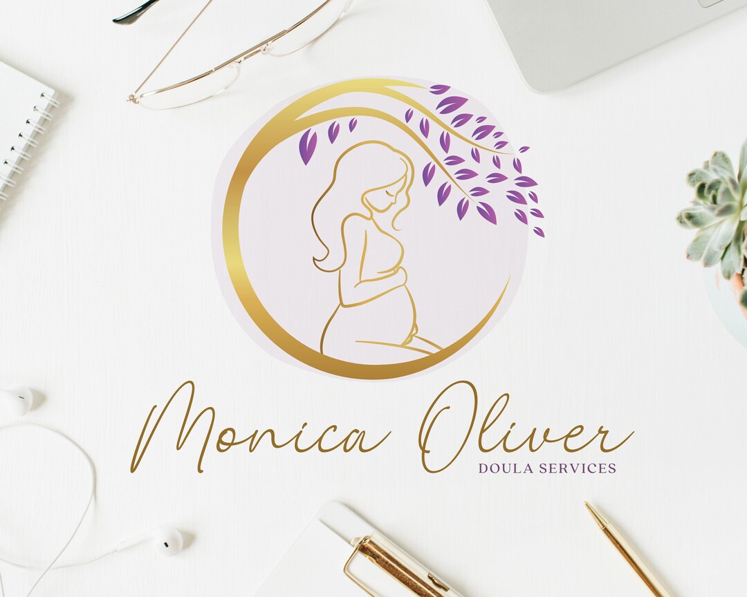 Premade Logo Design, Doula Logo, Circle of Life Logo, Birth-doula Logo ...