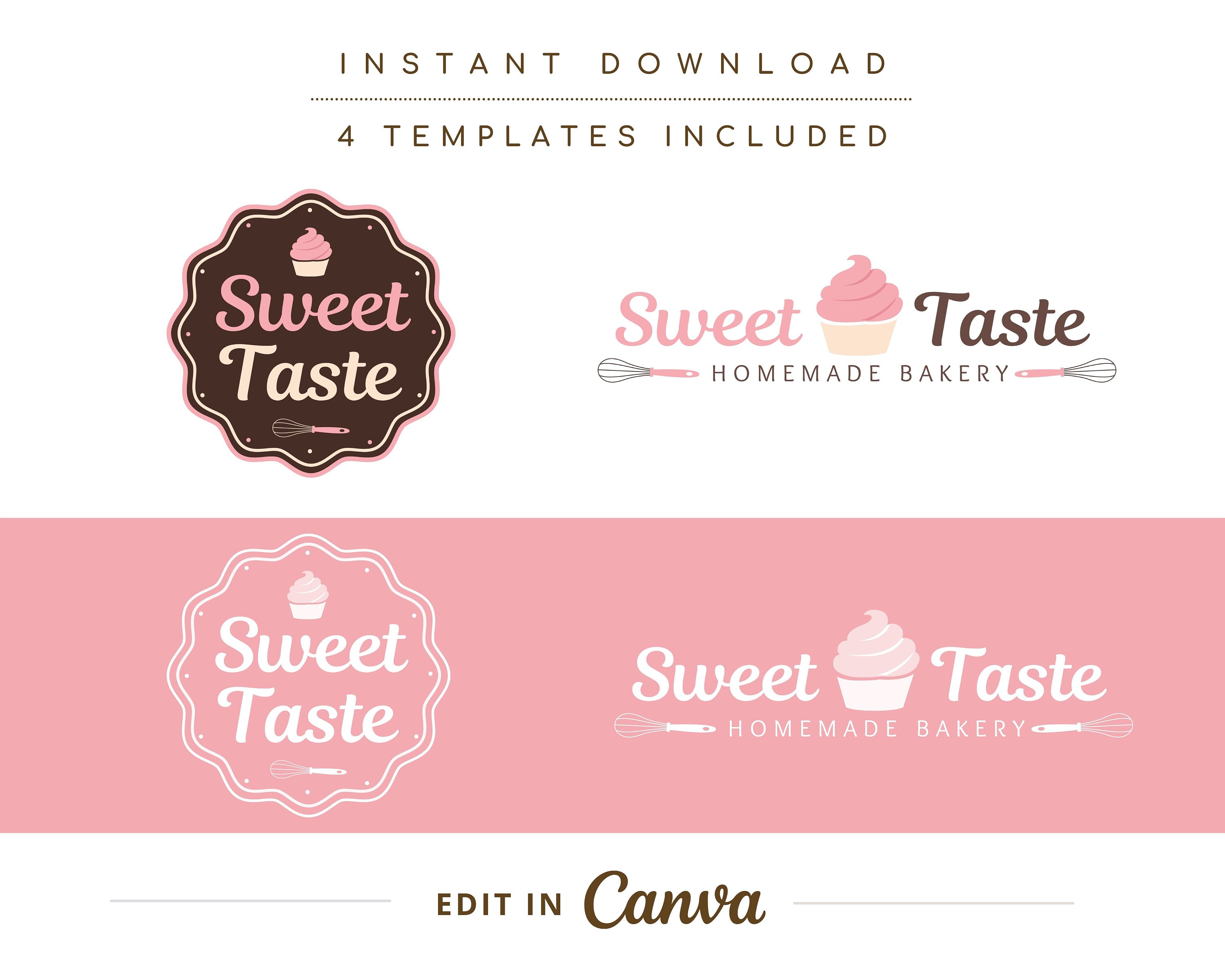 Editable Logo Design DIY Edit Yourself Template Made in - Etsy
