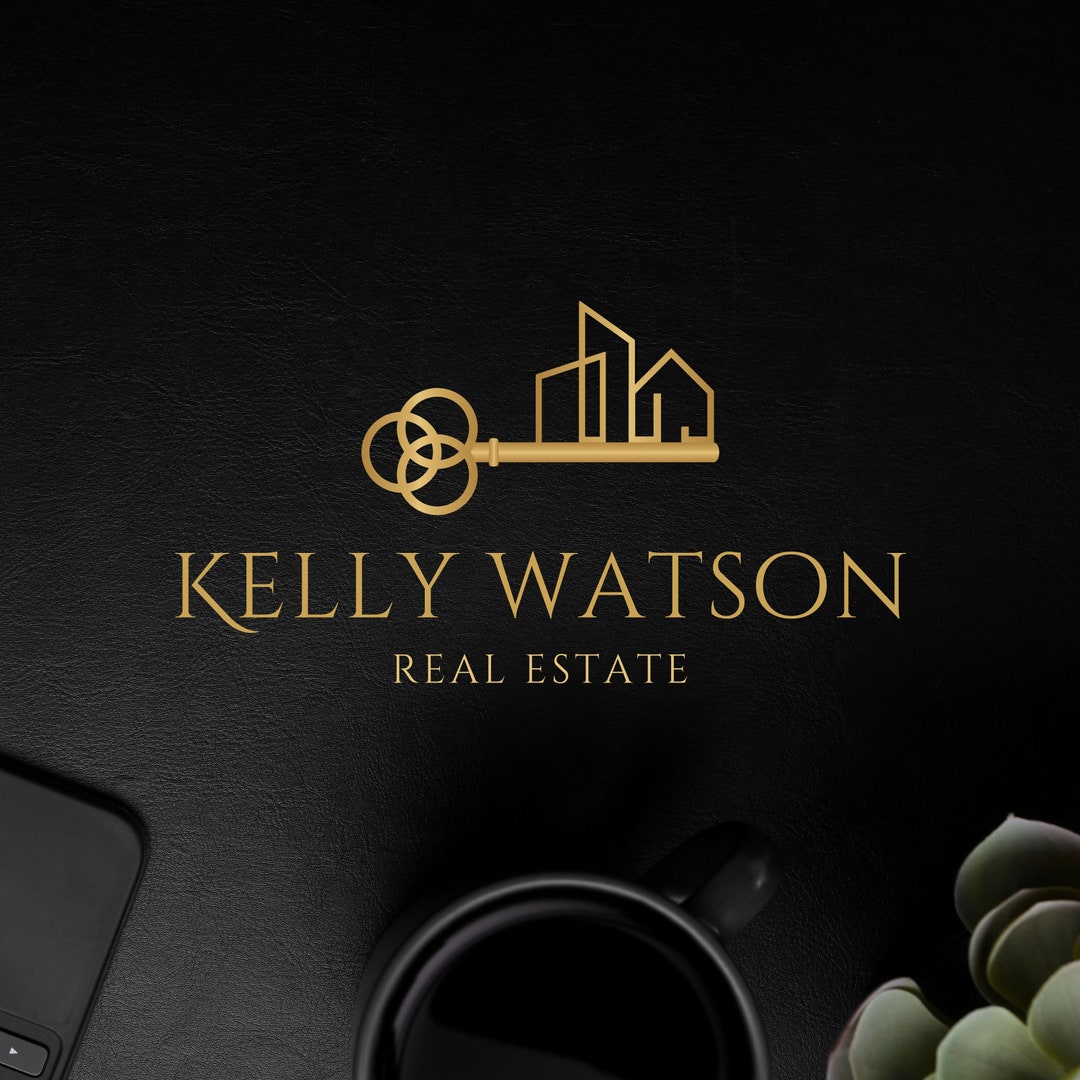 Real Estate Premade Logo Design, Modern Building and Key Logo, House ...