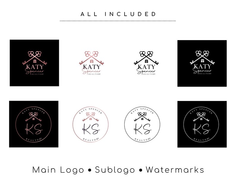 Real Estate Agent Logo Design - Realtor Premade Logo, Real Estate ...