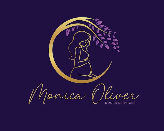 Premade Logo Design Doula Logo Birth-doula Logo Gold and - Etsy