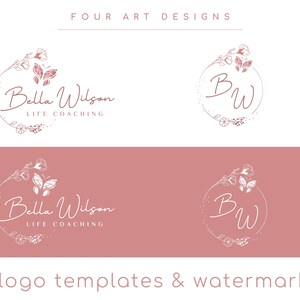Bella Logo Design is a Premade Logo Customized for You, Rose Gold ...