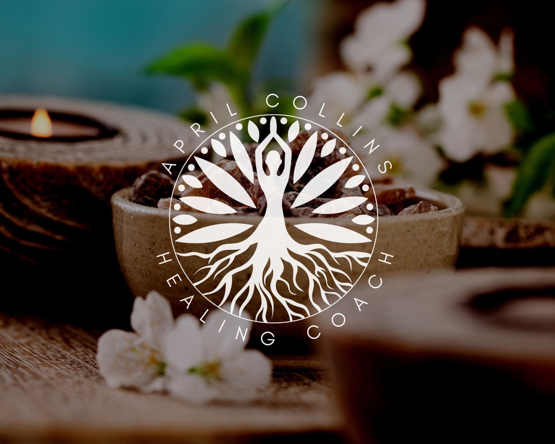 Premade Logo Design Tree of Life Spiritual Green Teal - Etsy