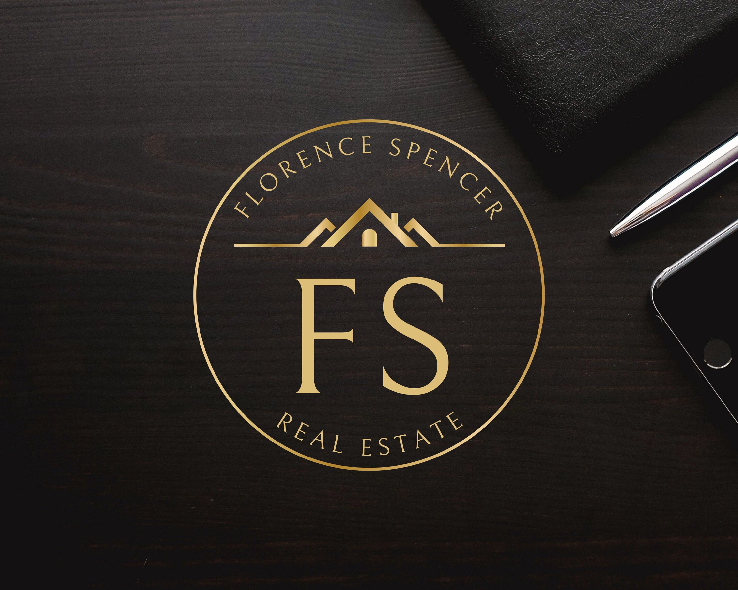 Editable Real Estate Logo Design DIY Design Canva Template | Etsy