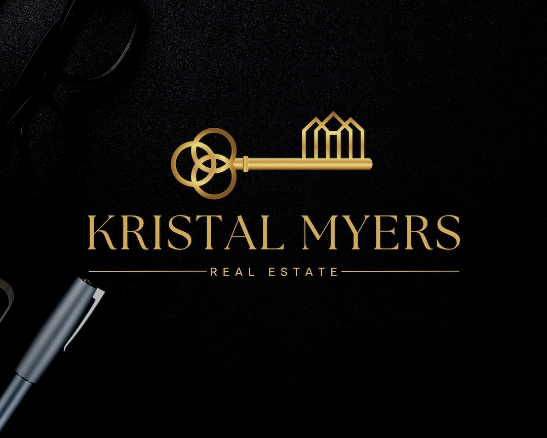 Premade Real Estate Logo - Gold Realtor - Logo, Submark and Watermarks ...