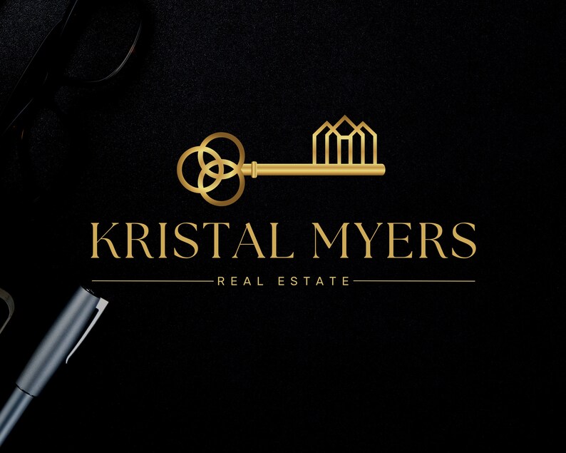 Premade Real Estate Logo Gold Realtor Logo Submark and - Etsy