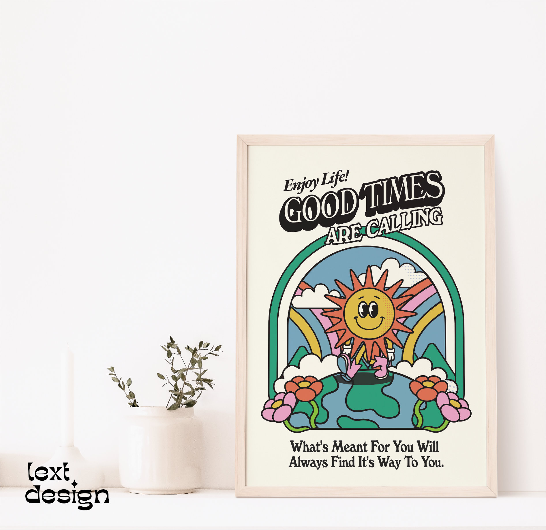 Enjoy Life 11x17 Print / Wall Art / Poster / Home Decor / - Etsy