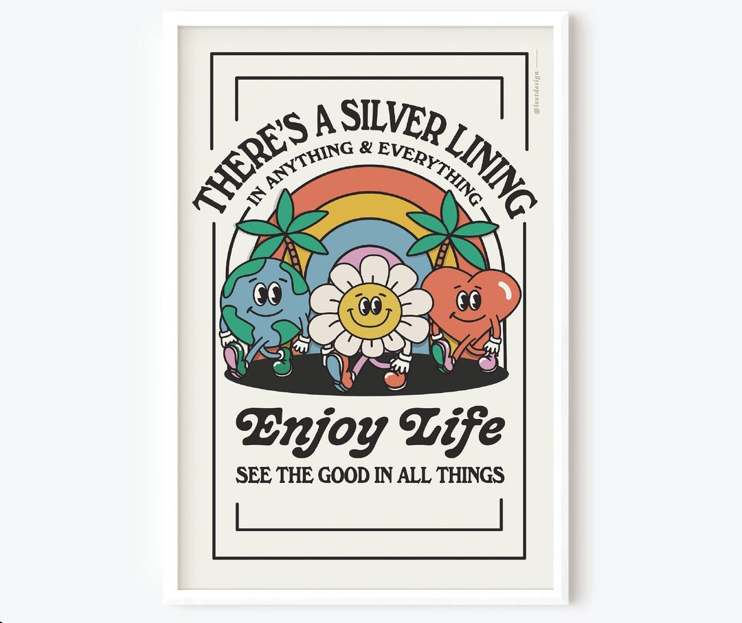 Silver Lining- 11x17 Print / Wall Art / Poster / Home Decor ...