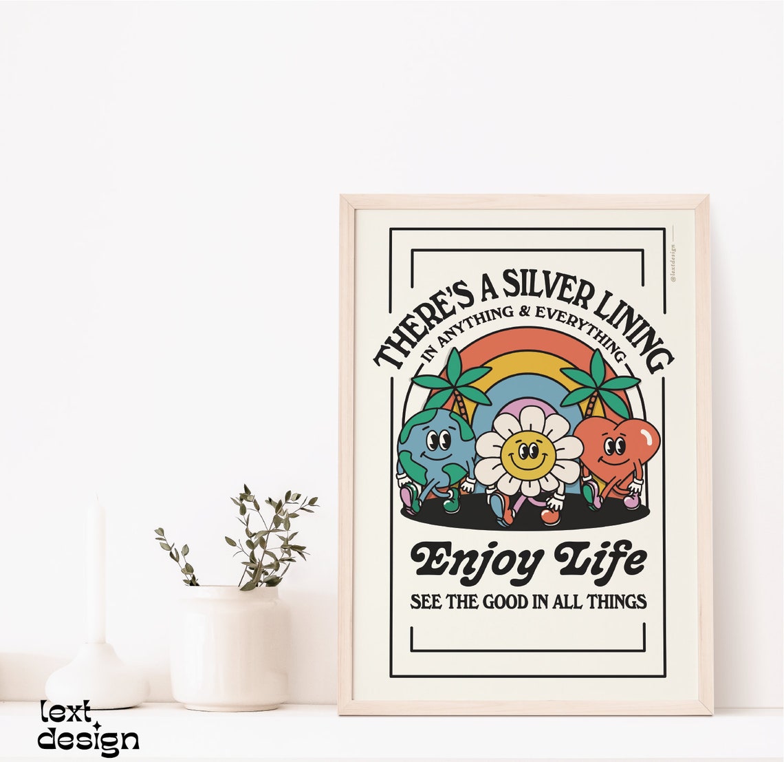 Silver Lining 11x17 Print / Wall Art / Poster / Home Decor / - Etsy