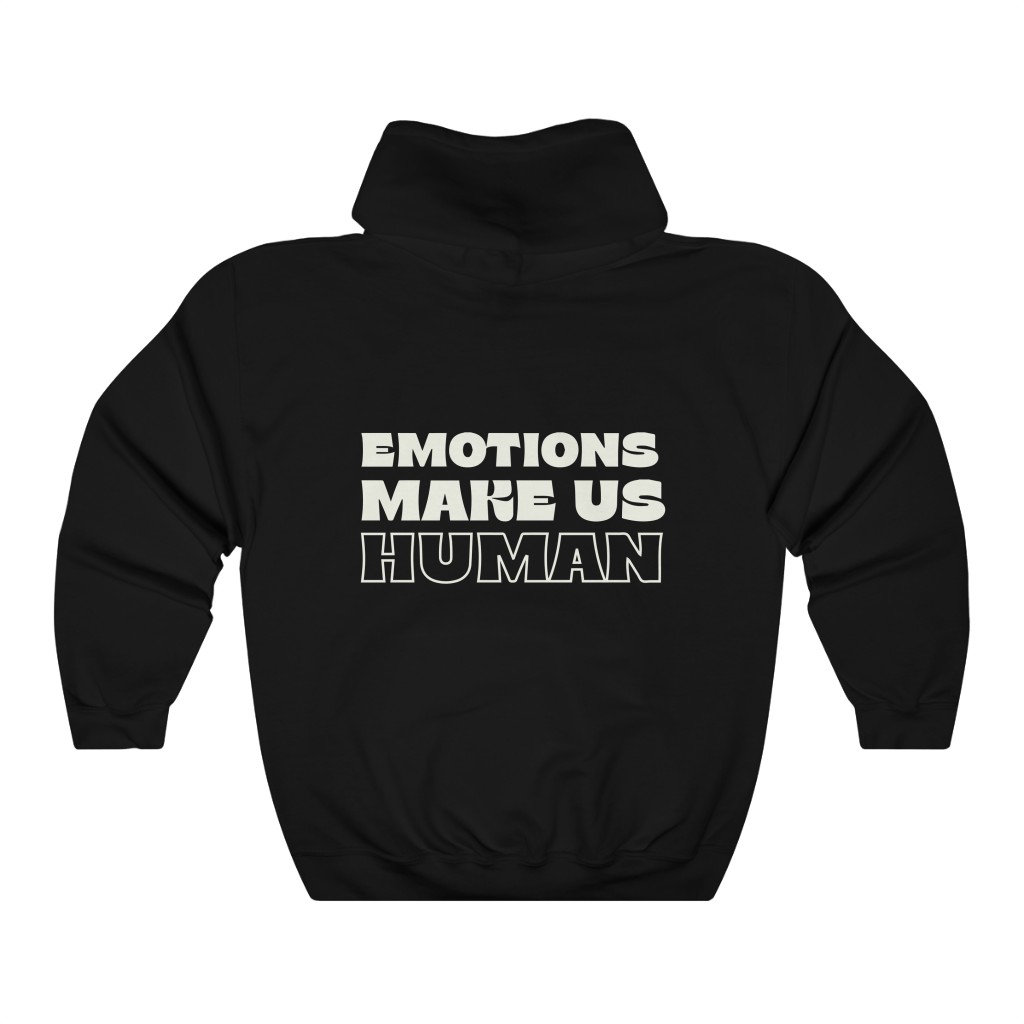 Emotions Make Us Human Hoodie - Etsy