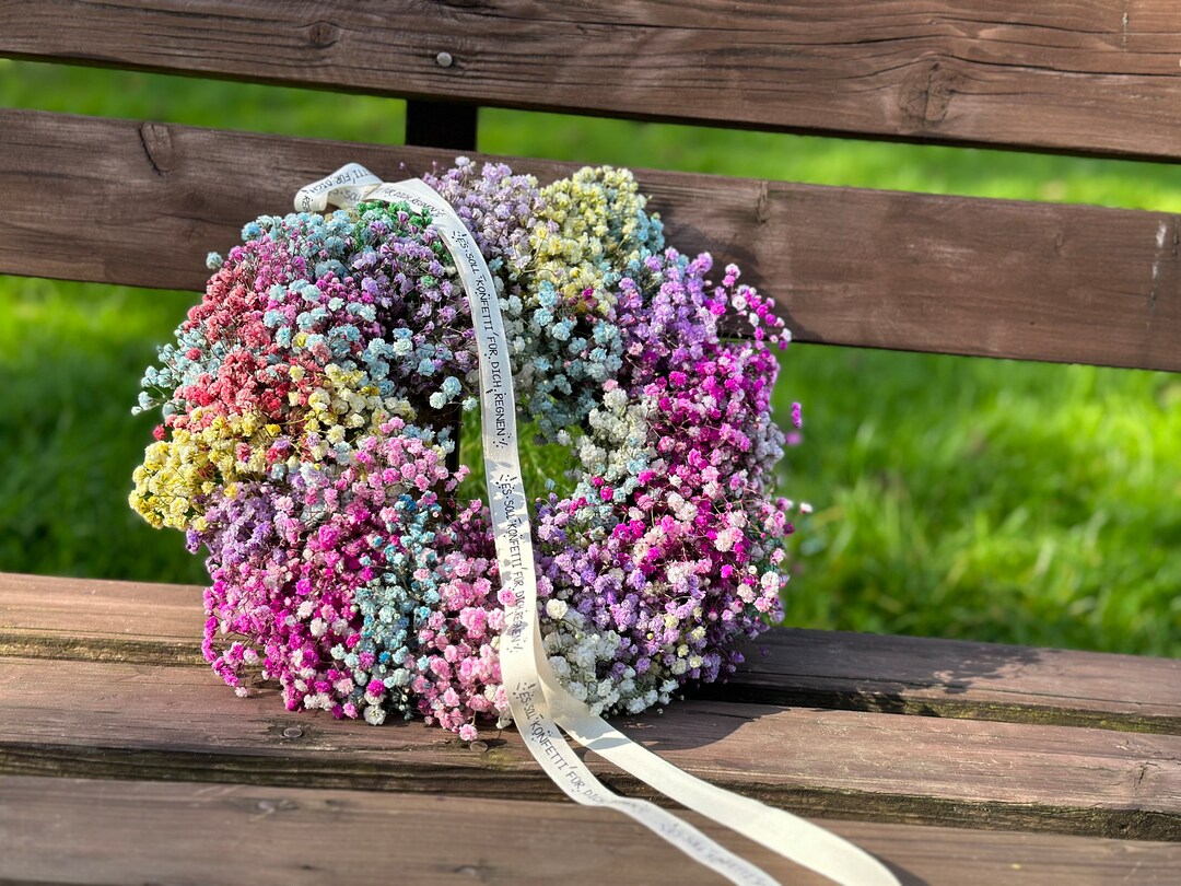 Birthday Wreath "confetti" Door Wreath Table Decoration - Etsy