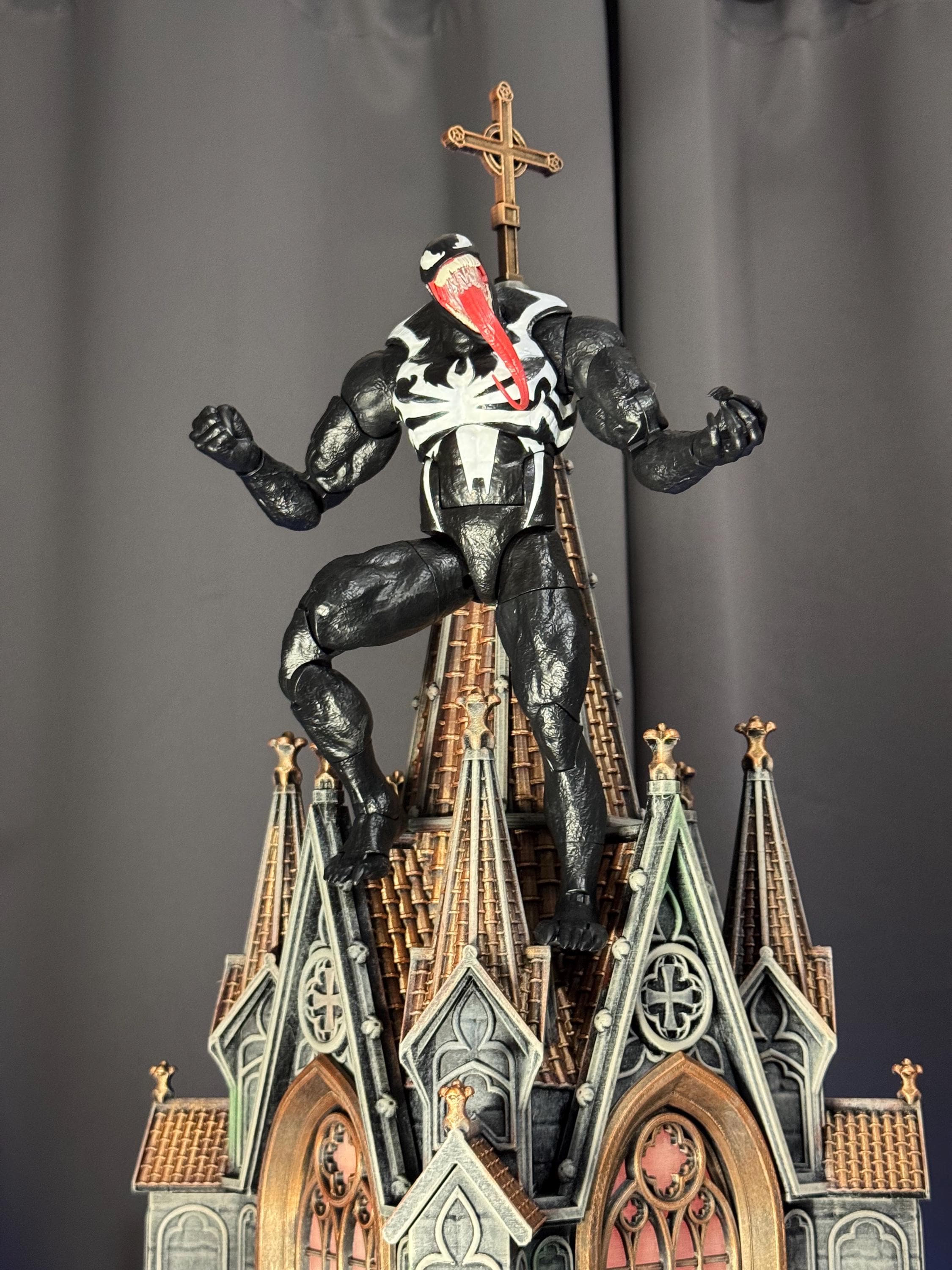 Action Figure Gothic Cathedral Diorama (TOP PART ONLY) - Etsy