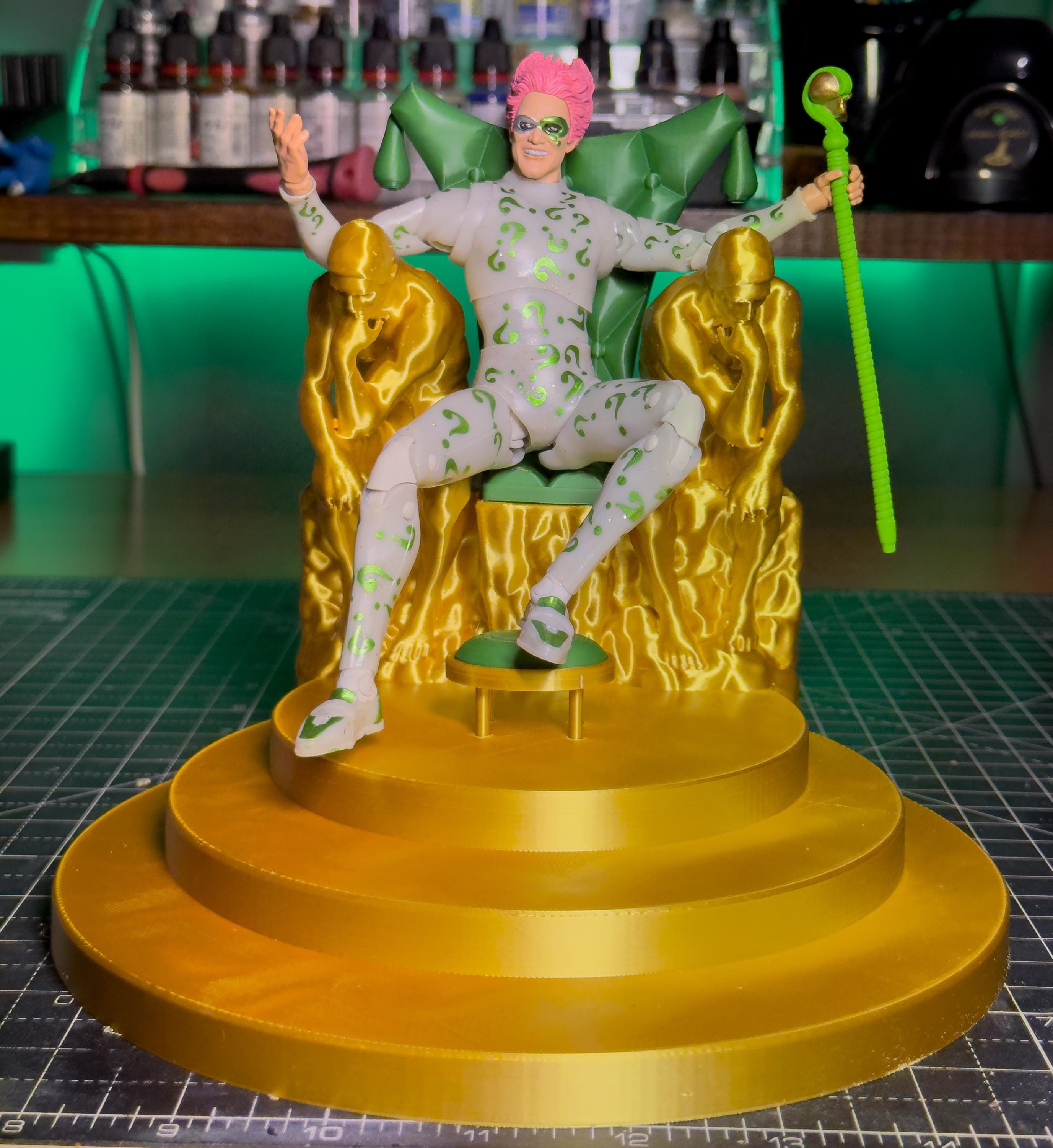 Batman Forever Riddler Throne Mcfarlane DC Multiverse - Etsy