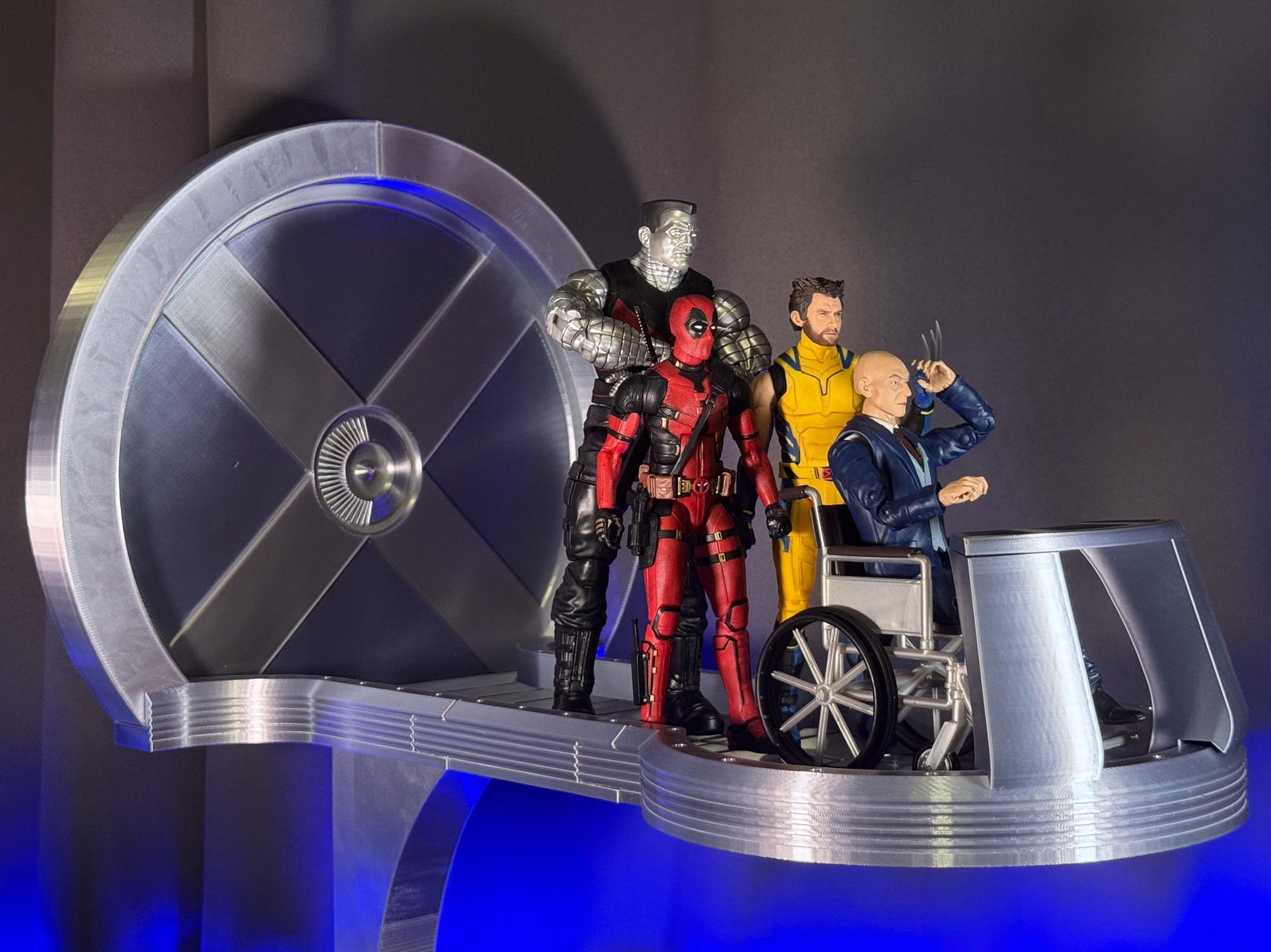 X-men Cerebro Display Diorama Marvel Legends – Professor X Cerebro Room ...