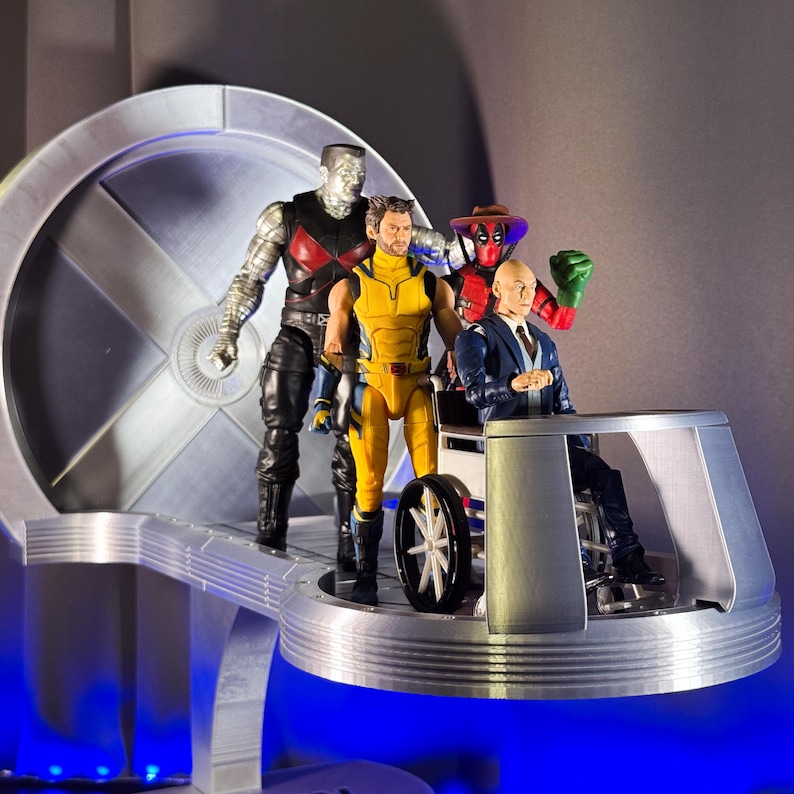 X-men Cerebro Display Diorama Marvel Legends – Professor X Cerebro Room ...