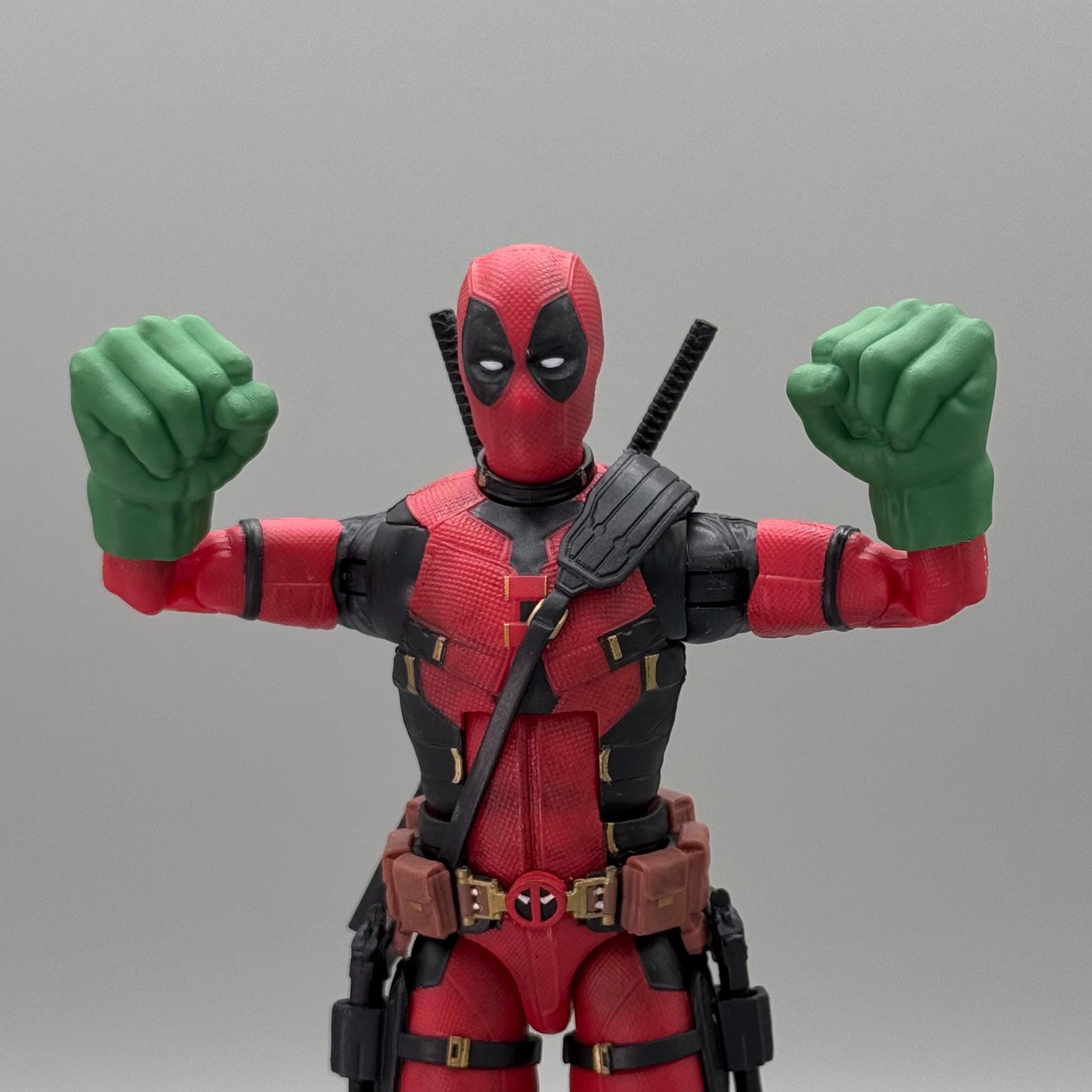 Deadpool Hulk Smash Hands (marvel Legends) - Deadpool & Wolverine - Etsy