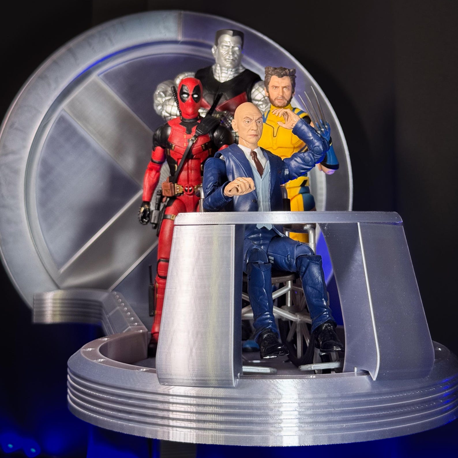 X-men Cerebro Display Diorama Marvel Legends – Professor X Cerebro Room ...