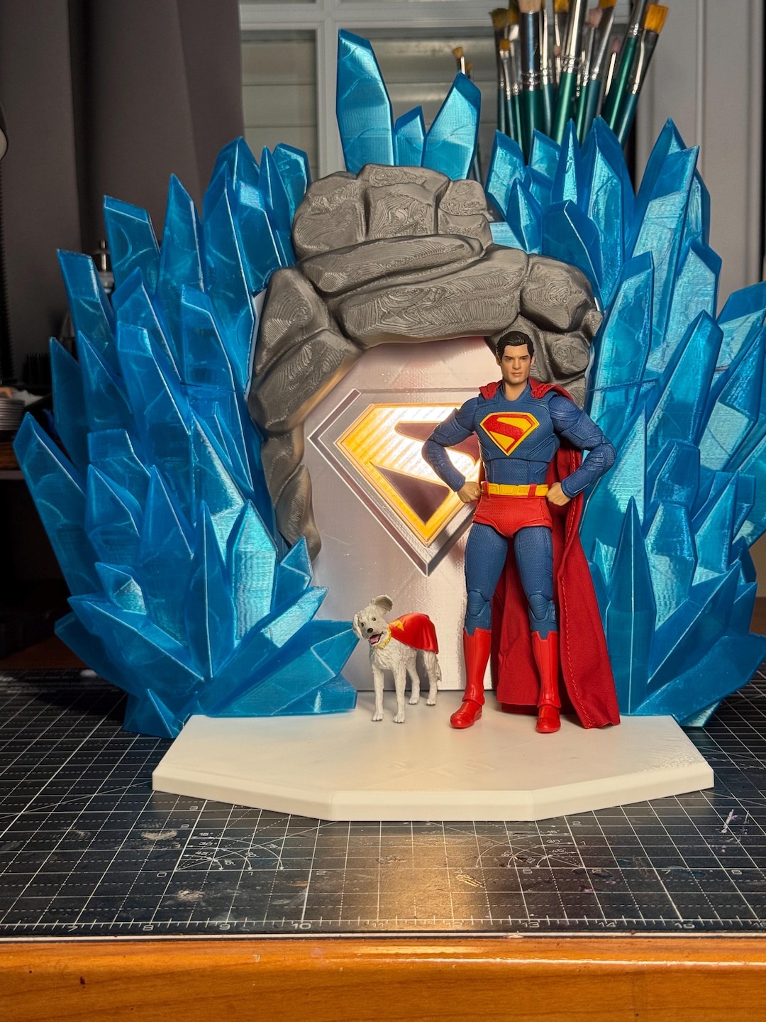 Superman 2025 Fortress Door Display Mcfarlane DC Multiverse - Etsy