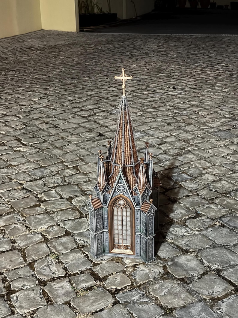 Action Figure Gothic Cathedral Diorama (TOP PART ONLY) - Etsy