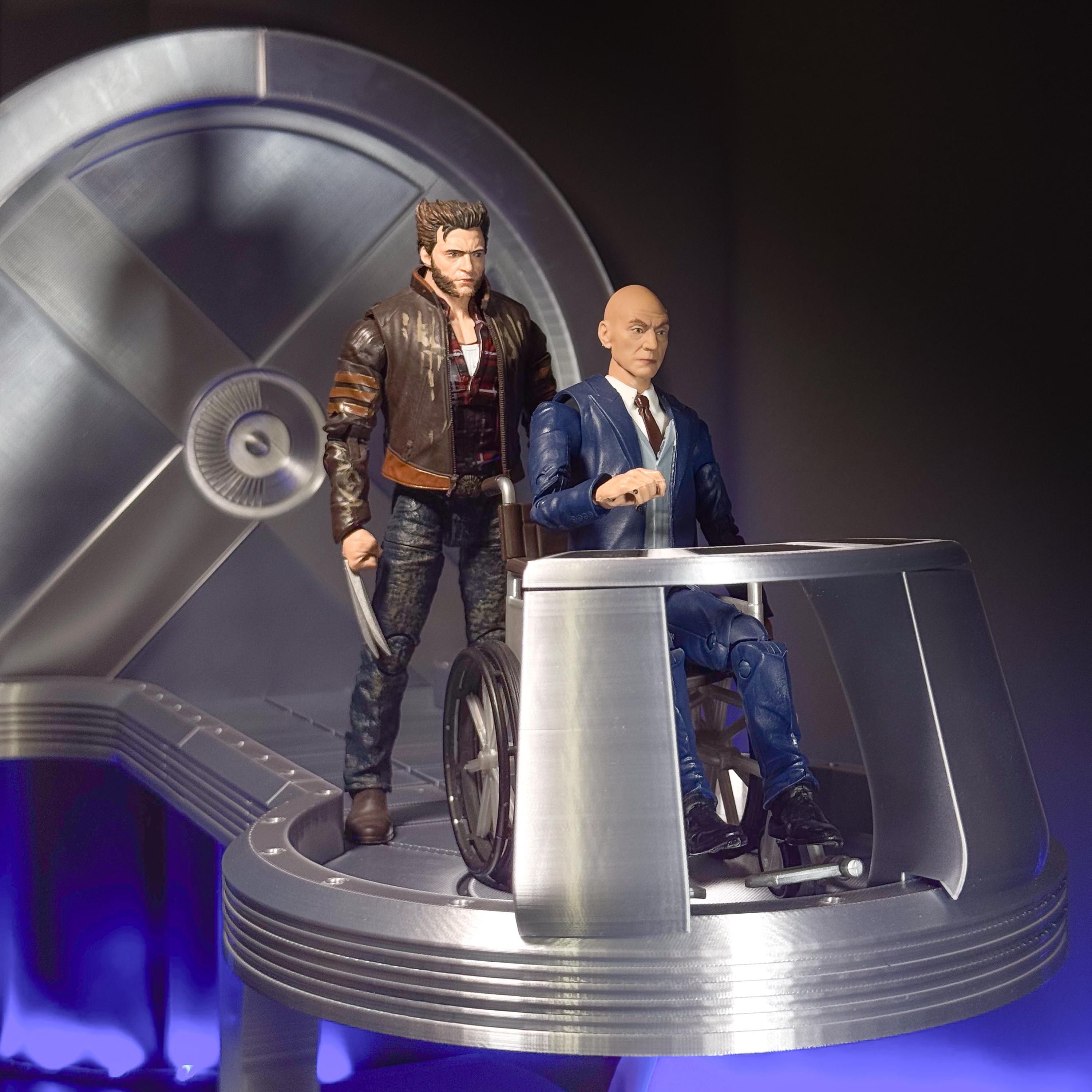 X-men Cerebro Display Diorama Marvel Legends – Professor X Cerebro Room ...