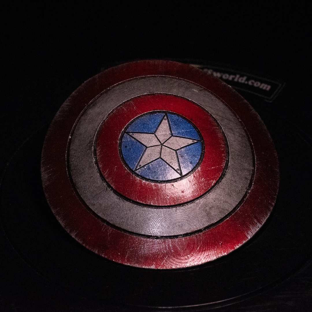 MCU Captain America Shield Damaged - Etsy