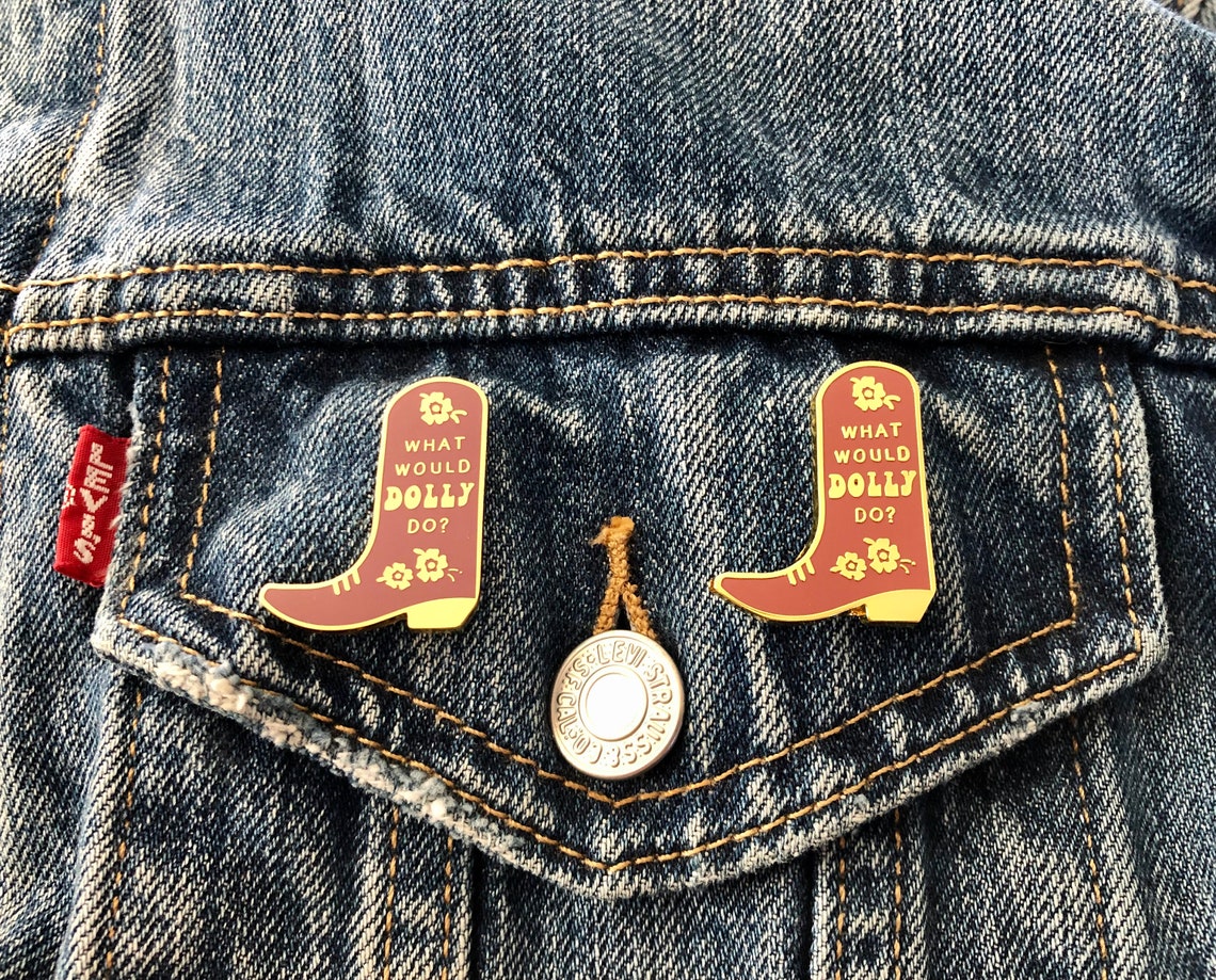 What Would Dolly Do Enamel Pin | Etsy