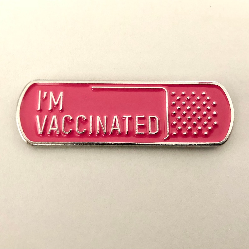 Covid Vaccine Pin - Etsy