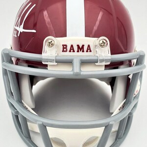 Mark Ingram Autographed Alabama Crimson Tide Speed Mini Helmet - Etsy