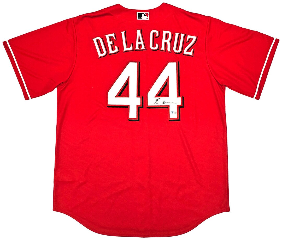 Elly De La Cruz Cincinnati Reds Autographed Red Nike Jersey Size L - Etsy