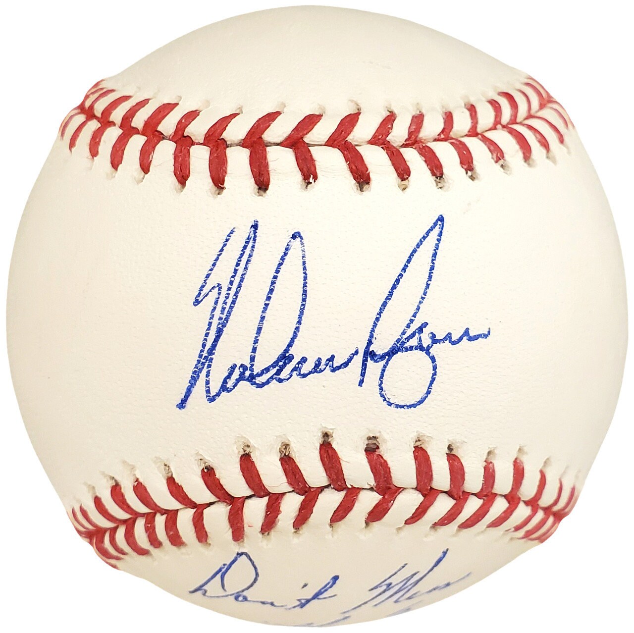 Nolan Ryan Autographed Official MLB Baseball Texas Rangers don't Mess ...