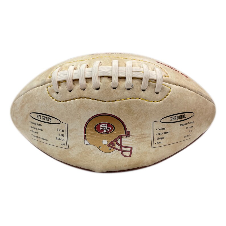 Steve Young San Francisco 49ers Retirement Mini Football - Etsy