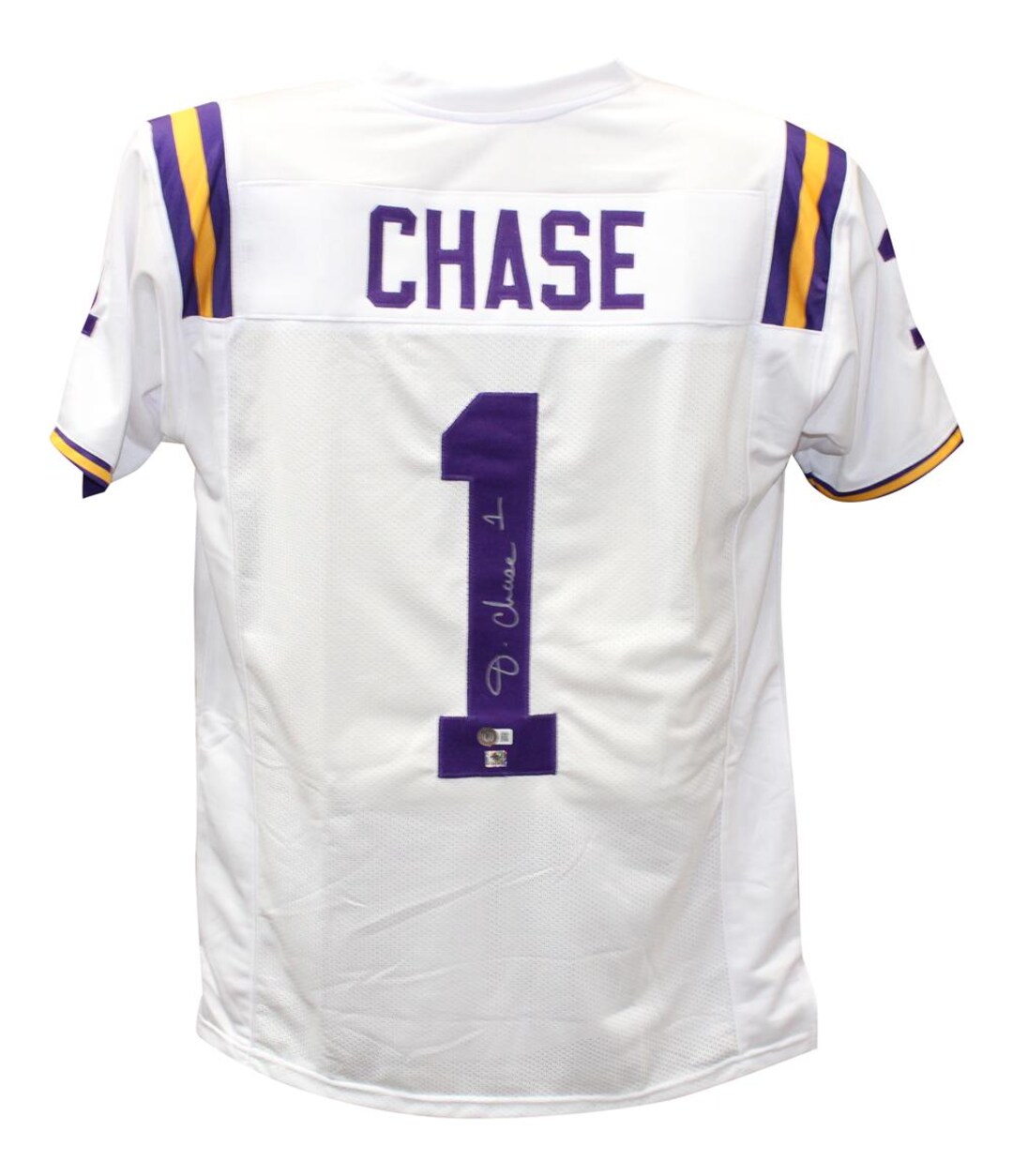Ja'marr Chase LSU Tigers Autographed Pro Style White Jersey - Etsy