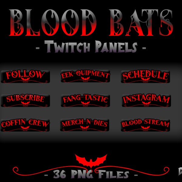 Bats Blood - Etsy