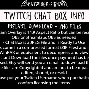 Bloody Kill Room Stream Chat Box | Goth Vampire Splatter Twitch Layout ...