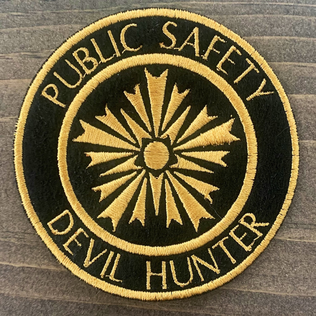 Public Safety Devil Hunter Sew-on Patch - Etsy