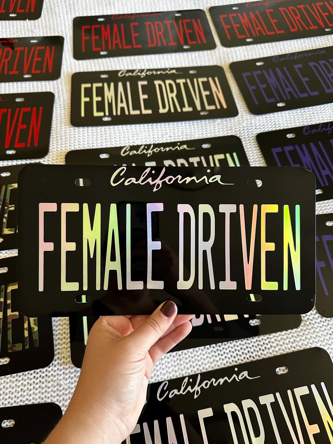 Femaledriven Custom License Plates - Etsy