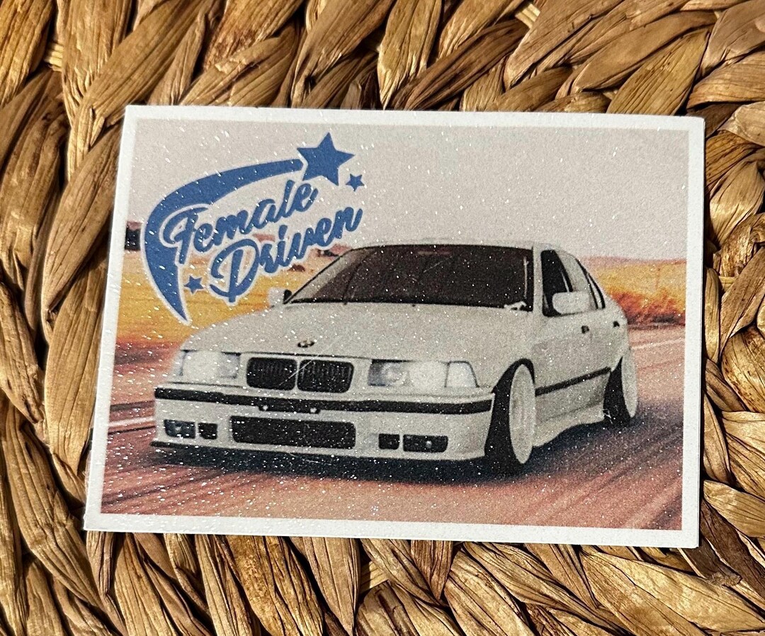 BMW E36 & E30 Femaledriven Stickers - Etsy