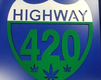 Highway 420 Sign - Etsy